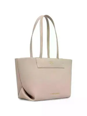 Armani Exchange Logo-plaque Pebbled Tote Bag