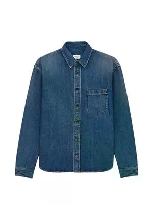 Saint Laurent Cassandre Shirt In Denim