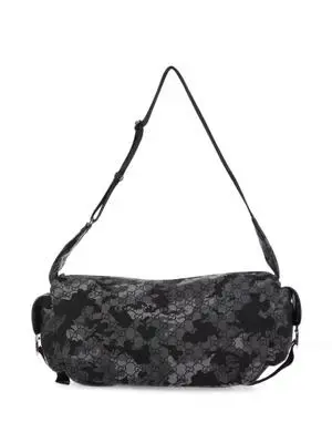 Gucci Camouflage-print Gg Canvas Shoulder Bag - Black