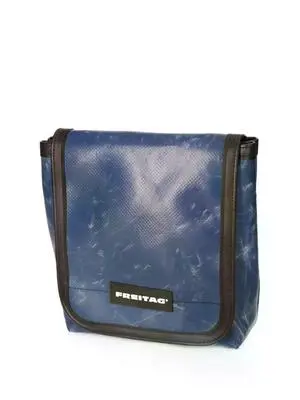 FREITAG Logo-patch Foldover Messenger Bag - Blue