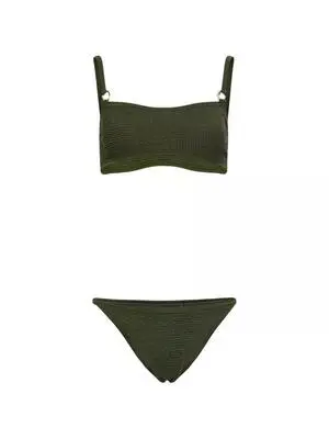 Hunza G Seersucker-effect Bikini