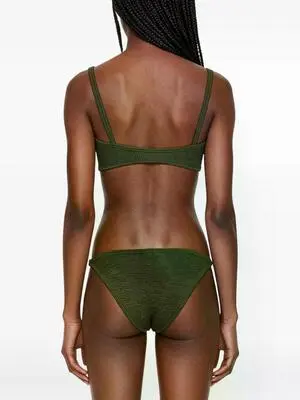 Hunza G Seersucker-effect Bikini