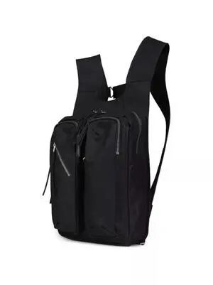 FFFPOSTALSERVICE Multi-pocket Harness-style Backpack - Black