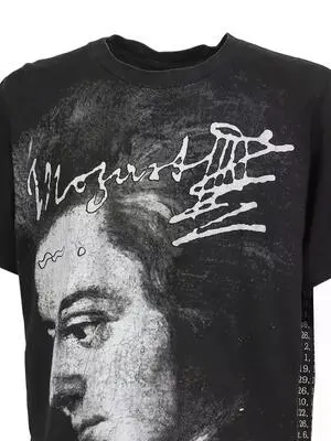 EARTHLING COLLECTIVE Mozart Vintage Graphic-print T-shirt