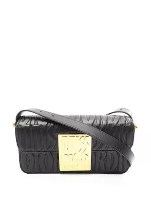 Dior Leather Miss All-over Shoulder Bag - Black