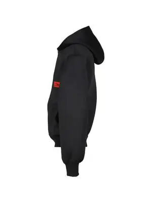 LA MASKARADE Logo-patch Zip-up Hoodie