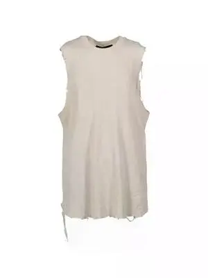JUN/NAKAYAMA Distressed Thermal T-shirt - Neutrals
