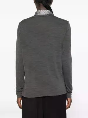 WHYCI MILANO Geometric-print Panelled Shirt