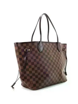 LOUIS VUITTON Neverfull Damier Mm Tote Bag - Brown