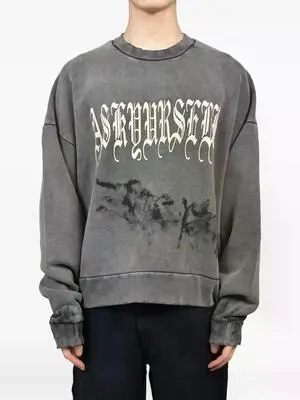 ASKYURSELF Goth Logo-print Sweater