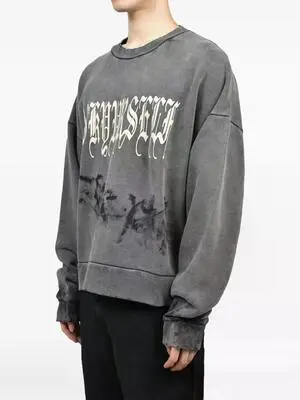 ASKYURSELF Goth Logo-print Sweater