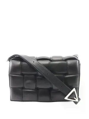 Bottega Veneta Nappa Intrecciato Padded Cassette Crossbody Bag - Black