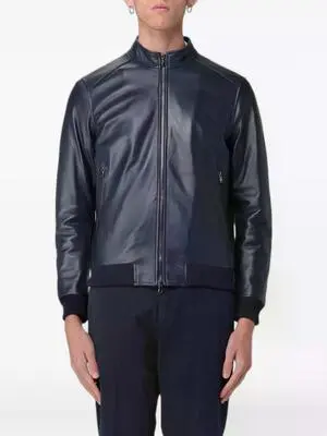 XC Leather Bomber Jacket