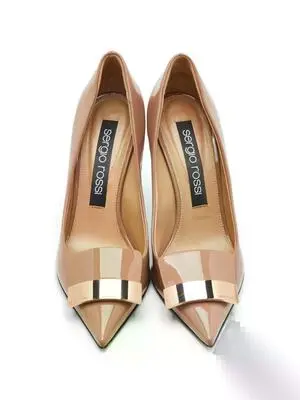 SERGIO ROSSI Sr1 Patent Pumps - Neutrals