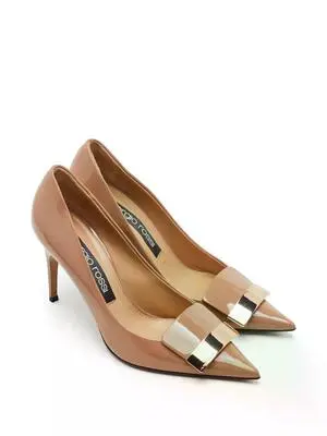 SERGIO ROSSI Sr1 Patent Pumps - Neutrals