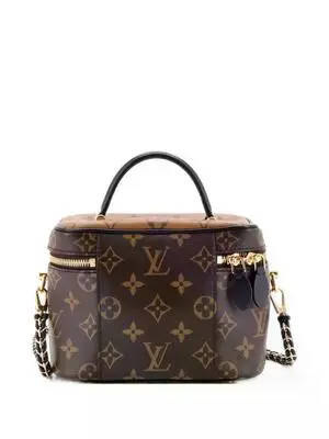 LOUIS VUITTON Vanity Handbag Reverse Monogram Canvas Pm Satchel