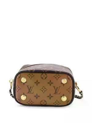 LOUIS VUITTON Vanity Handbag Reverse Monogram Canvas Pm Satchel