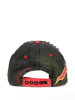 JOSHUA J. Metal Face Crust Adjustable-strap Baseball Cap