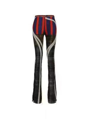 Ottolinger Racing Plaid Mesh Trousers