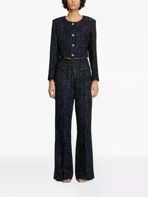 Sandro Sequin-embellished Tweed Trousers