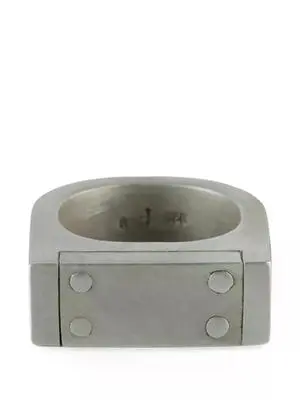 PARTS OF FOUR Plate Single Chunky-band Ring - Silver