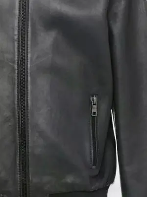 THE JACK LEATHERS Derek Zip-up Leather Jacket