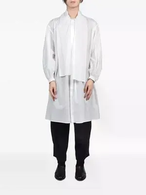 Yohji Yamamoto Fringe-detail Gathered Shirt
