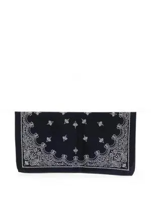Destin Paisley-print Scarf - Black