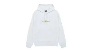 StÜssy Worldwide Dot Hoodie - Ash Heather