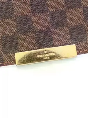 LOUIS VUITTON Favorite Damier Ebene Clutch Bag - Brown