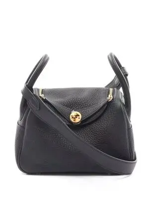 Hermès Mini Lindy Tote Bag - Black