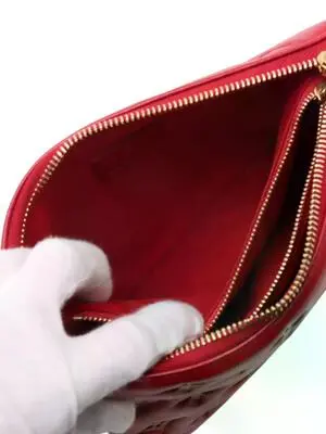 LOUIS VUITTON Monogram Embossed Lambskin Coussin Bb Satchel