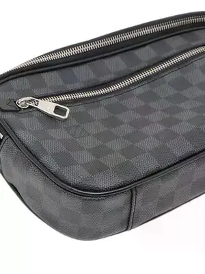 LOUIS VUITTON 2016 Damier Graphite Ambler Belt Bag