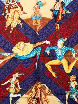 Hermès 1990-2010 Les Ballets Russes Silk Scarf 90 Scarves