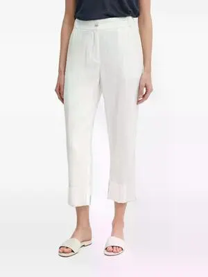 Sisley Pinstriped Trousers - Neutrals