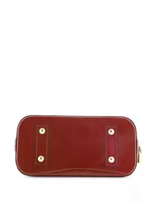 LOUIS VUITTON Alma Handbag Monogram Vernis Bb Shoulder Bag - Red