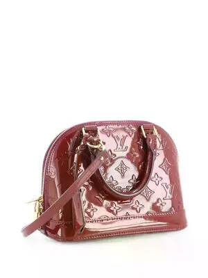 LOUIS VUITTON Alma Handbag Monogram Vernis Bb Shoulder Bag