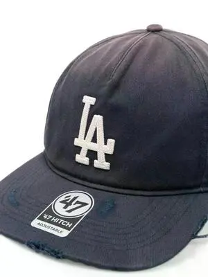 REPRESENT Distressed Logo-embroidered Cap