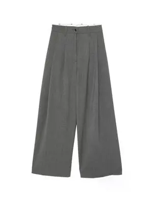 NINE:INTHE:MORNING Petra Pleated Wool Tailored Trousers