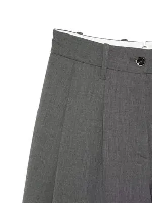 NINE:INTHE:MORNING Petra Pleated Wool Tailored Trousers
