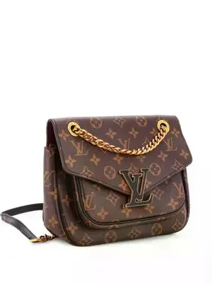 LOUIS VUITTON Passy Handbag Monogram Canvas Crossbody Bag - Brown
