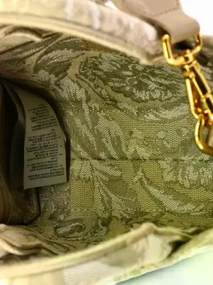 Versace Athena Convertible Barocco Jacquard Small Tote Bag