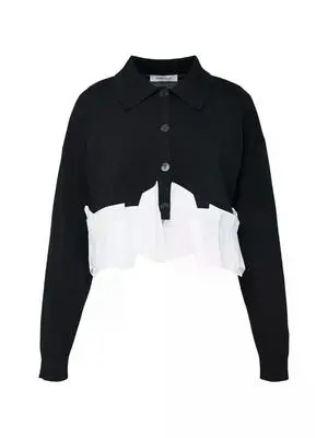 ENFOLD Tucked Docked-hem Cardigan