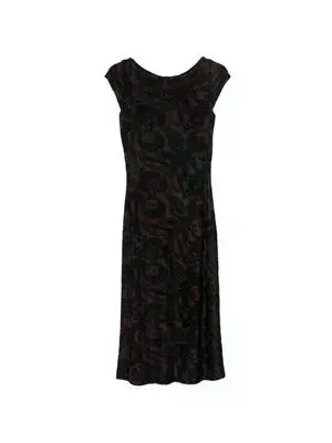 Etro Paisley-patterned Devoré Midi Dress