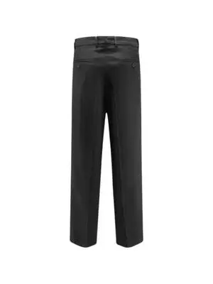 AMARANTO Pressed-crease Tailored Trousers