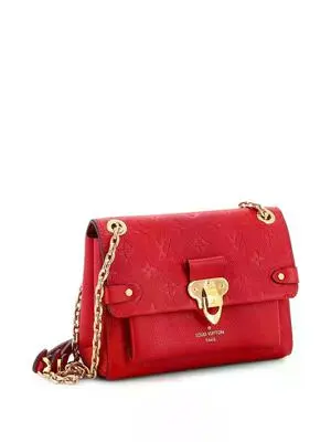 LOUIS VUITTON Vavin Handbag Monogram Empreinte Leather Cross Body Bag - Red