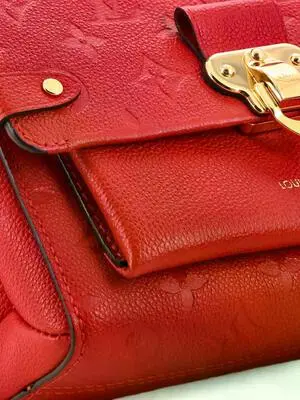 LOUIS VUITTON Vavin Handbag Monogram Empreinte Leather Cross Body Bag - Red