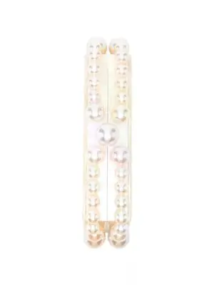 Cult Gaia Eos Lungo Faux-pearl Marbled Clutch Bag - Neutrals