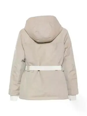 YVES SALOMON Belted Hooded Coat