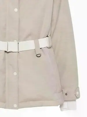 YVES SALOMON Belted Hooded Coat